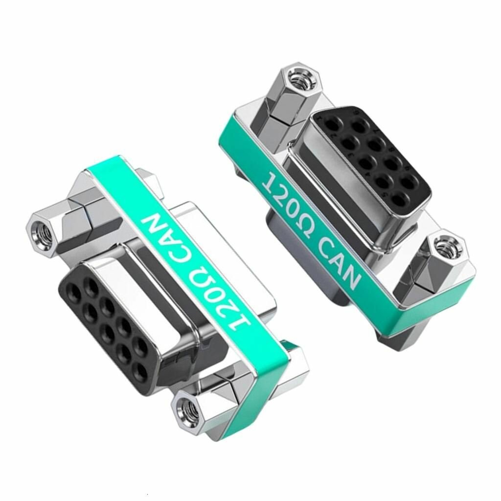 Пара разъемов DB9pin, оптимизированных для CAN Bus, металлическая конструкция, простая установка, - Мать к матери