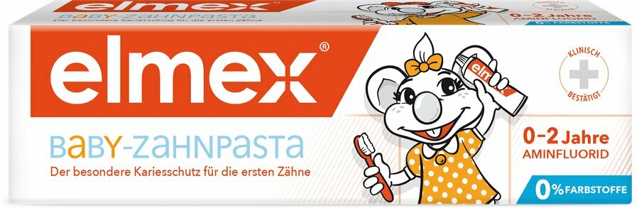 Зубная паста детская COLGATE Elmex Baby защита от кариеса