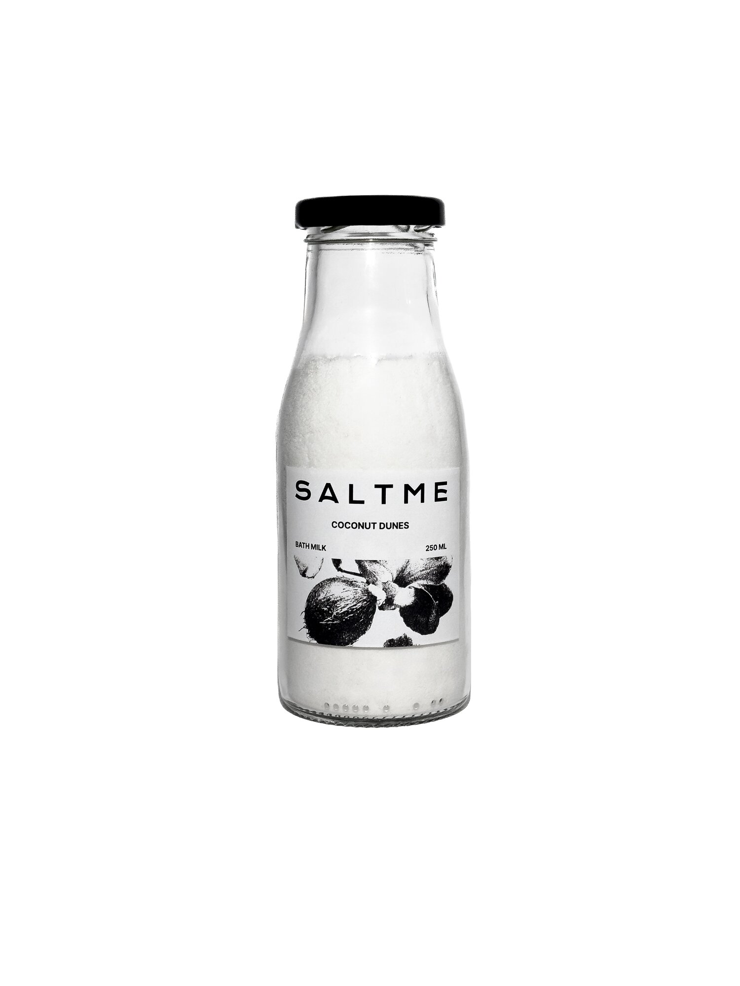 SALTME Молоко для ванны COCONUT DUNES, 250 мл, с маслом какао