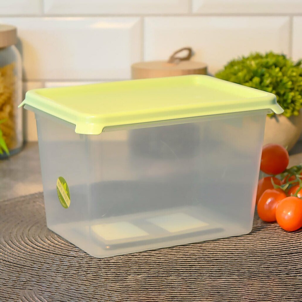 Контейнер для СВЧ 2л «Freshpak» с герметичной крышкой, пластик, цвет чайное дерево