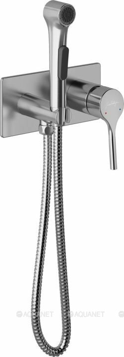 Смеситель с гигиеническим душем Jacob Delafon Elate E25838-CP (с внутренней частью)