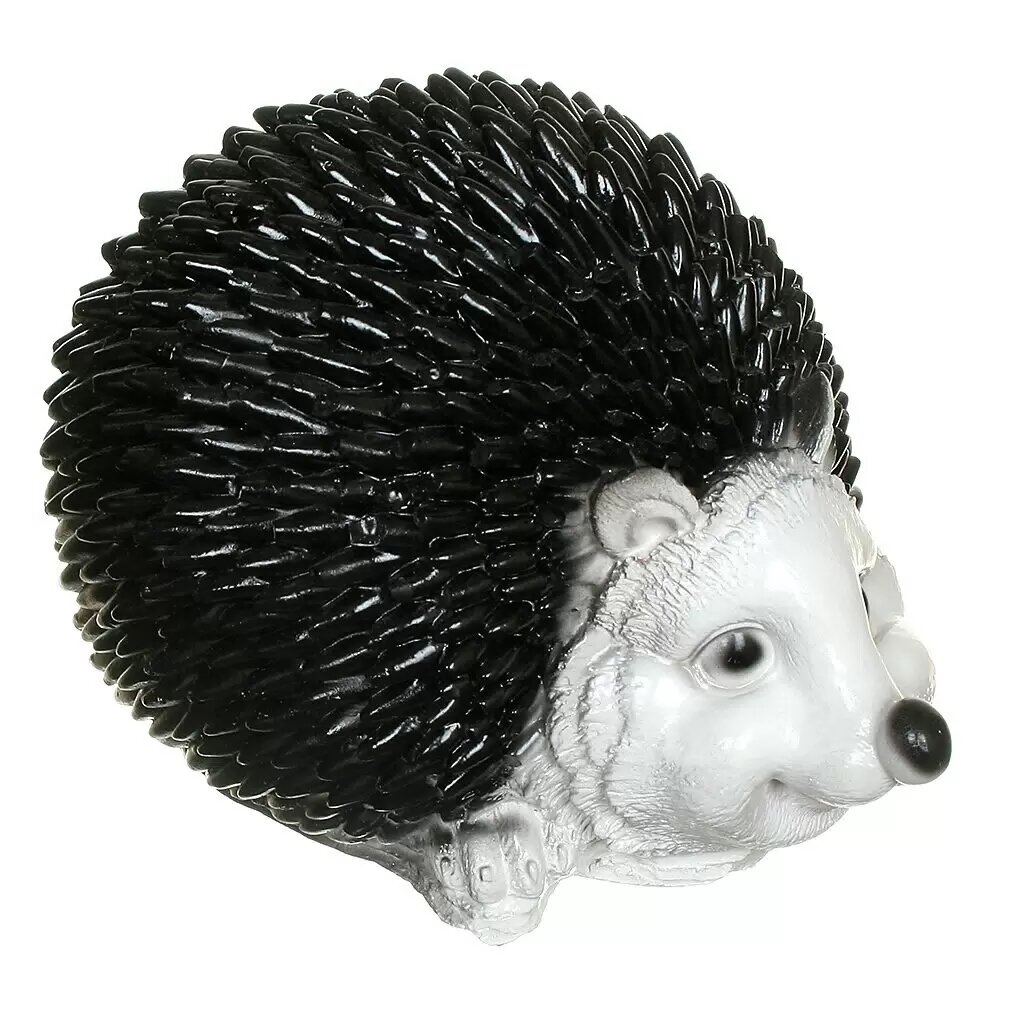 Фигурка садовая Еж средний круглый, 26х17 см, гипс, Гарденвилл, 128