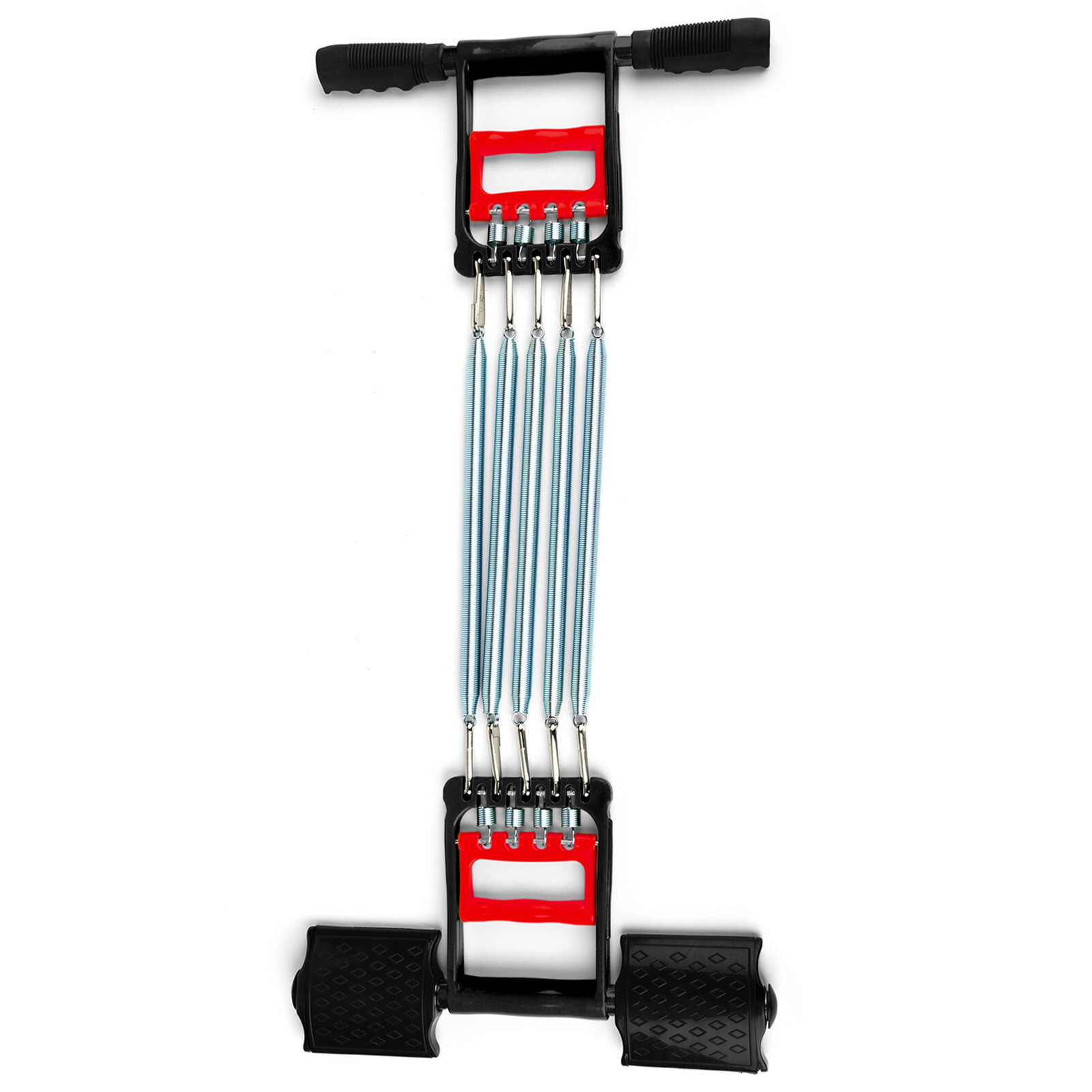 Универсальный тренажер для рук и груди 3 в 1: пружинный эспандер для рук и груди, брусья для пресса, ручные эспандеры для тренировки мышц, для занятий фитнесом дома и в офисе.