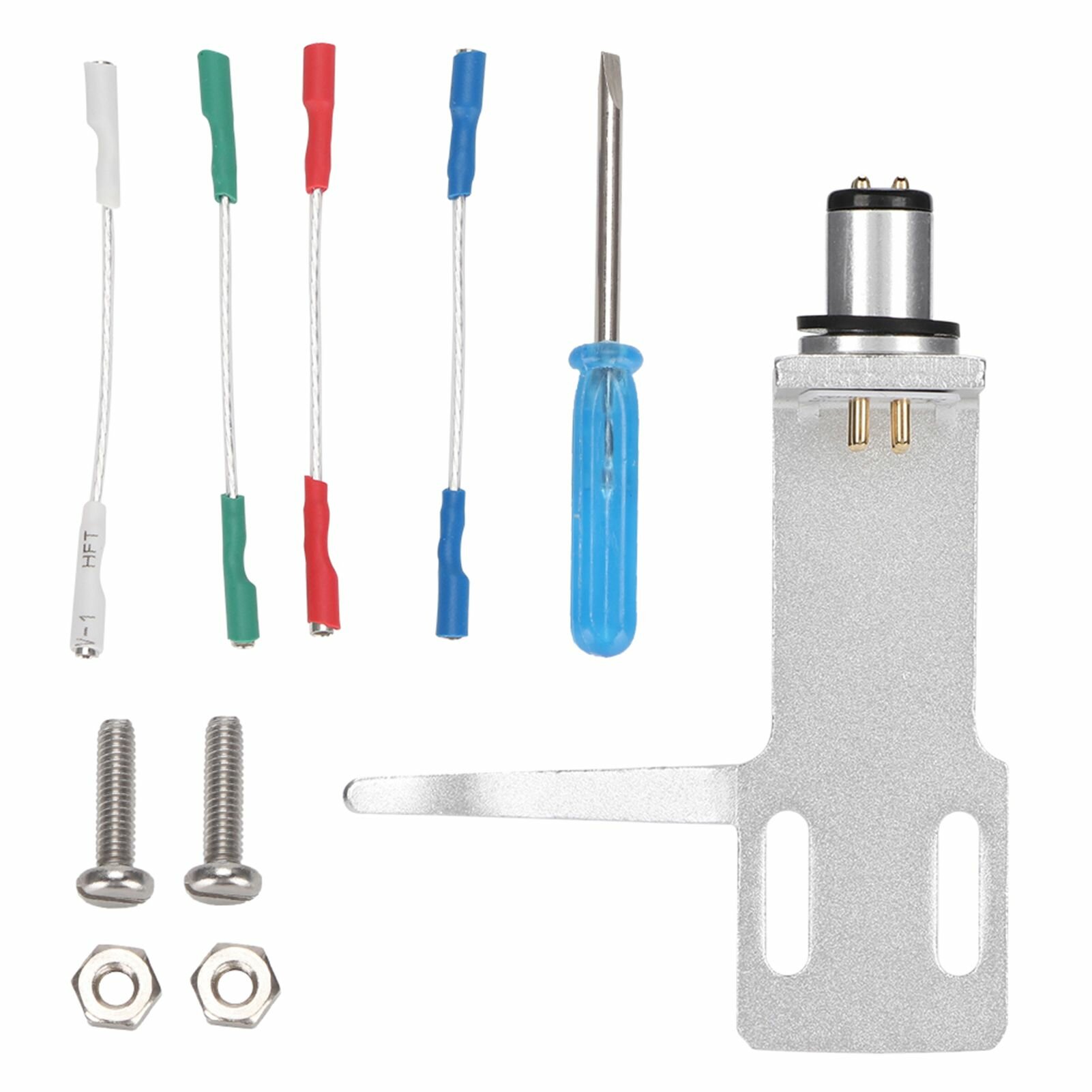 Серебристый headshell высокого класса для проигрывателя винилов