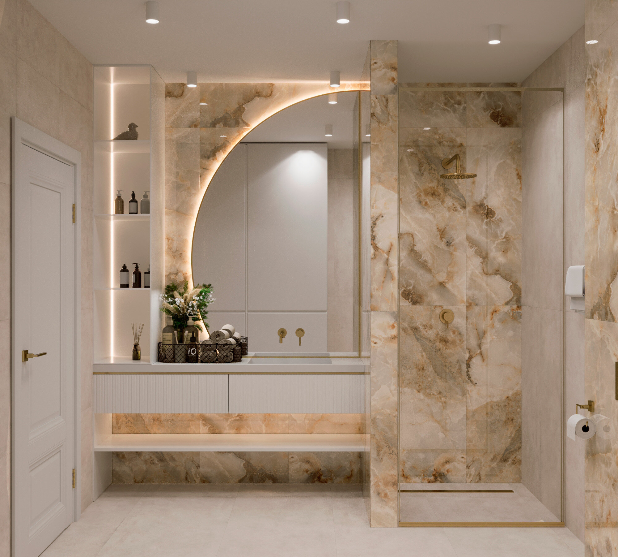 Керамогранит Arcadia Ceramica INVISIBLE ONYX 1200 × 600 мм полированная (цена за 1 плитку 0,72м2)