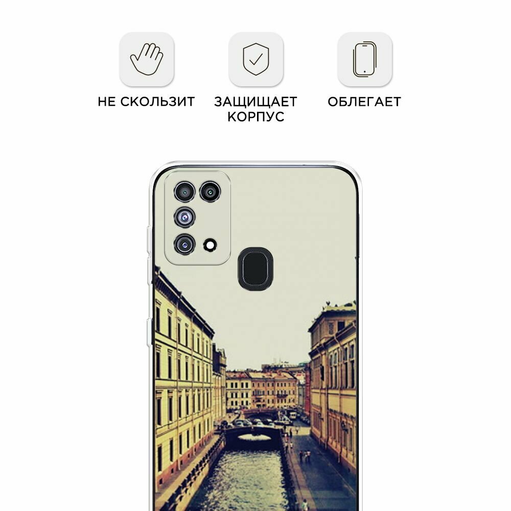 Чехол на Samsung Galaxy M31 / Самсунг Галакси М31 с принтом "Санкт-Петербург" — фото 1