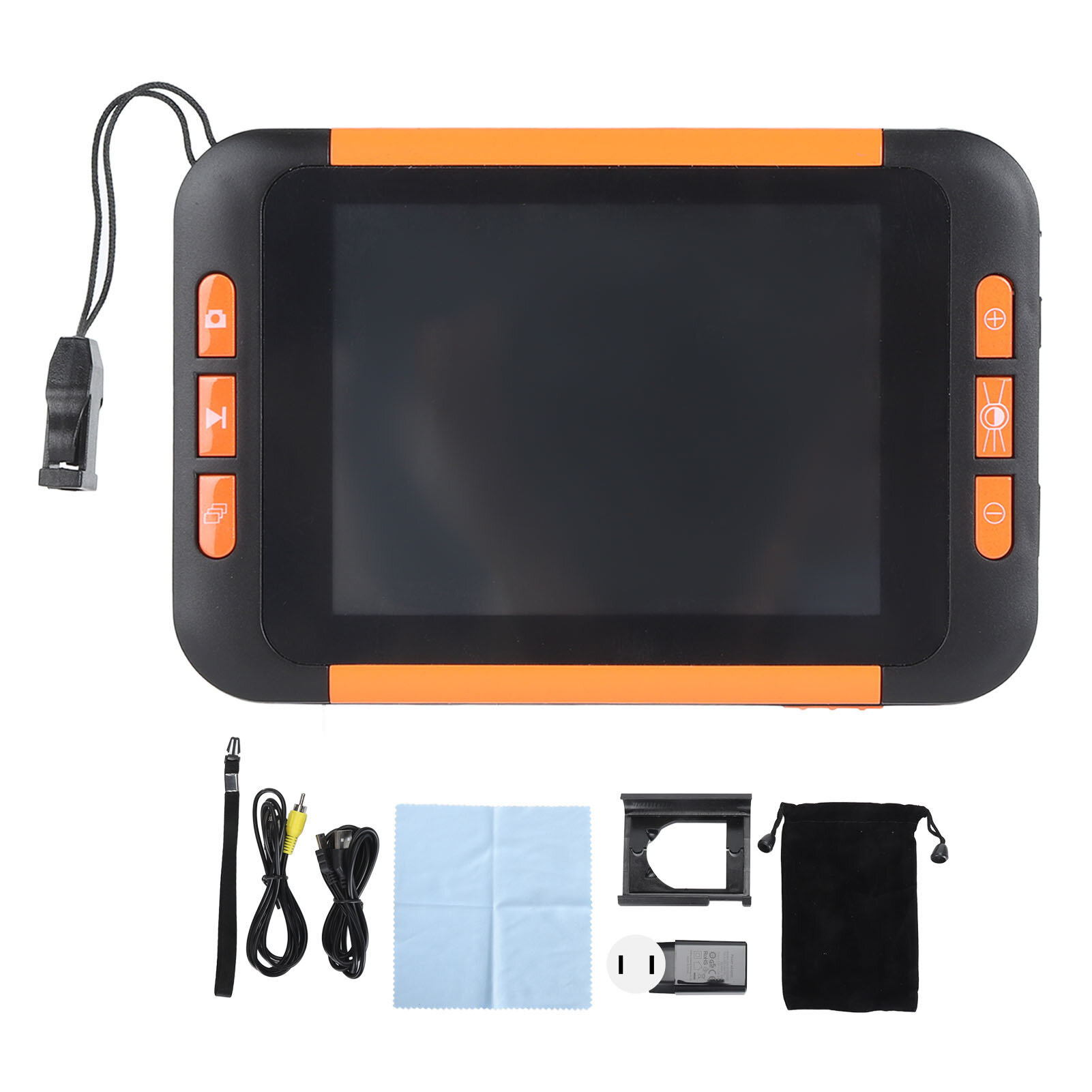 3,5-дюймовый ЖК-портативный цифровой видеоувеличитель с 2-32-кратным увеличением, электронное приспособление для чтения для людей с ослабленным зрением, для письма, просмотра карт и книг, вилка 100-240 В (США).