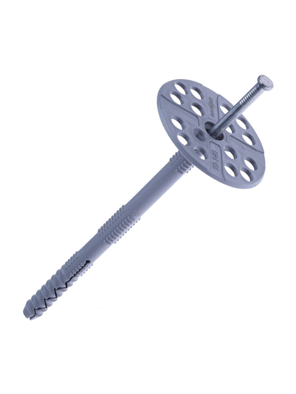 Дюбель для теплоизоляции 10х140 мм металлический гвоздь (30 шт.)