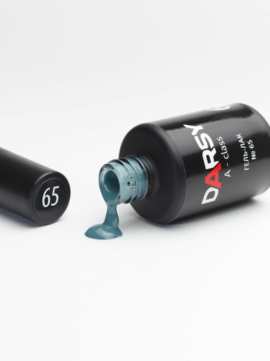 Гель-лак темно-серый № 65, 8 мл