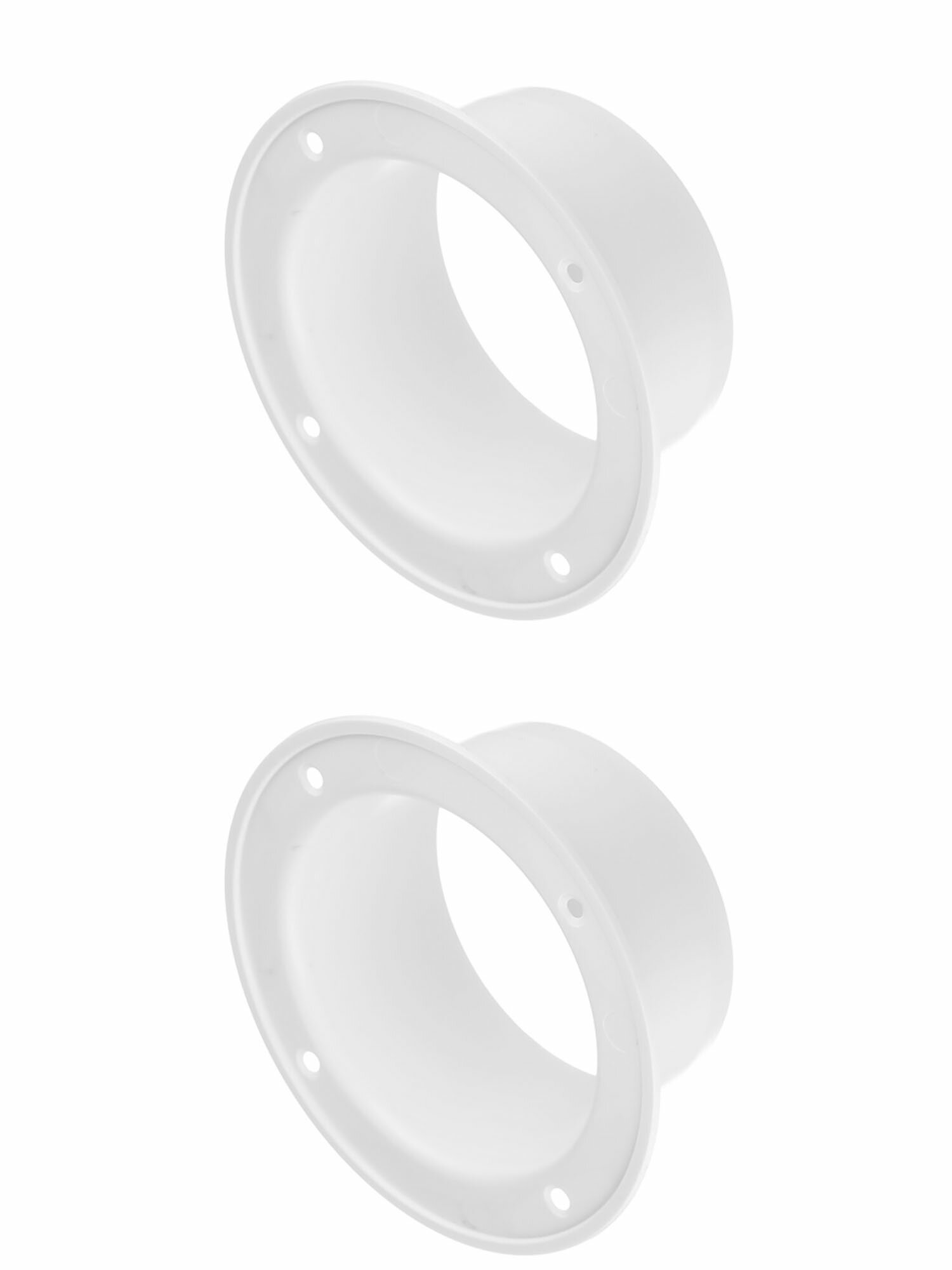 Фланец для круглых воздуховодов d100 мм пластиковый (2 шт.)