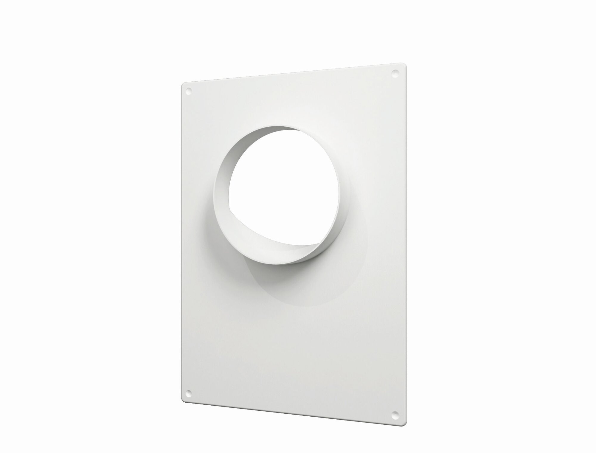 Площадка торцевая ERA пластиковая, 180х250 мм, фланец диаметр 125 мм