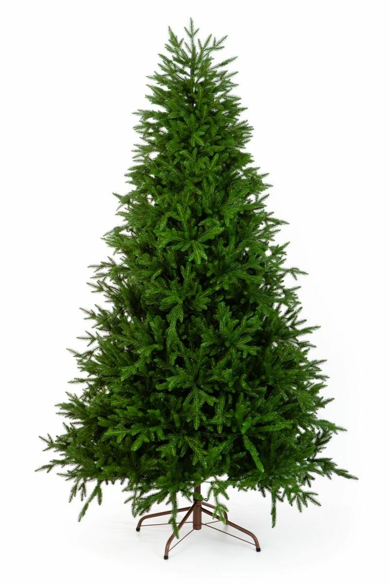 Елка искусственная новогодняя, персея, Crystal Trees, литая хвоя, 477 веточек, высота 150 см. — фото 1
