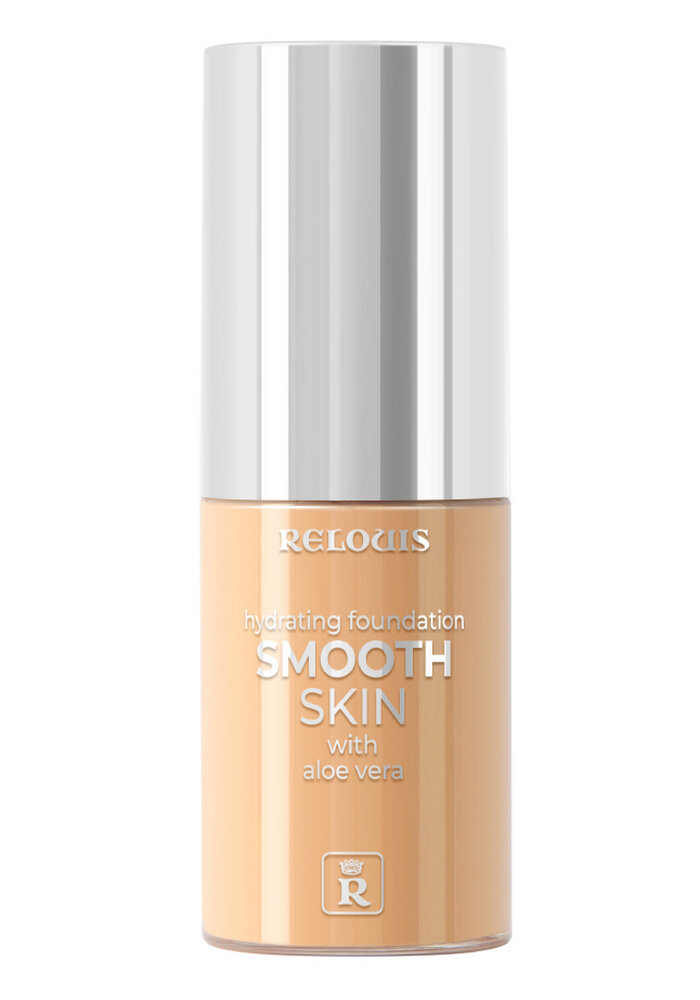 Relouis Smooth Skin Увлажняющий тональный крем "с алоэ вера" 30 г. №04 песочный бежевый