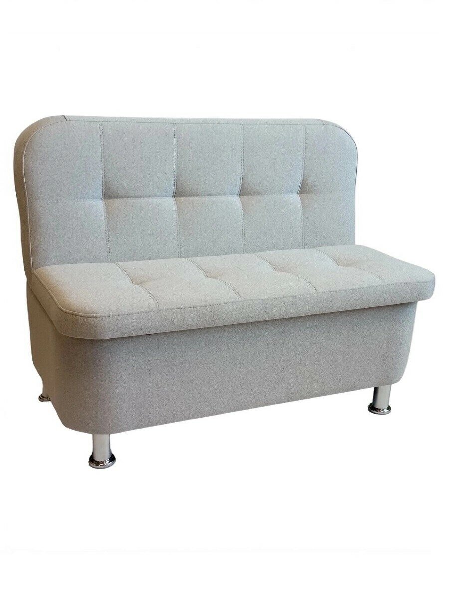 Кухонный диван StylChairs Стиль 2, ширина 120 см, обивка ткань, цвет светло-серый