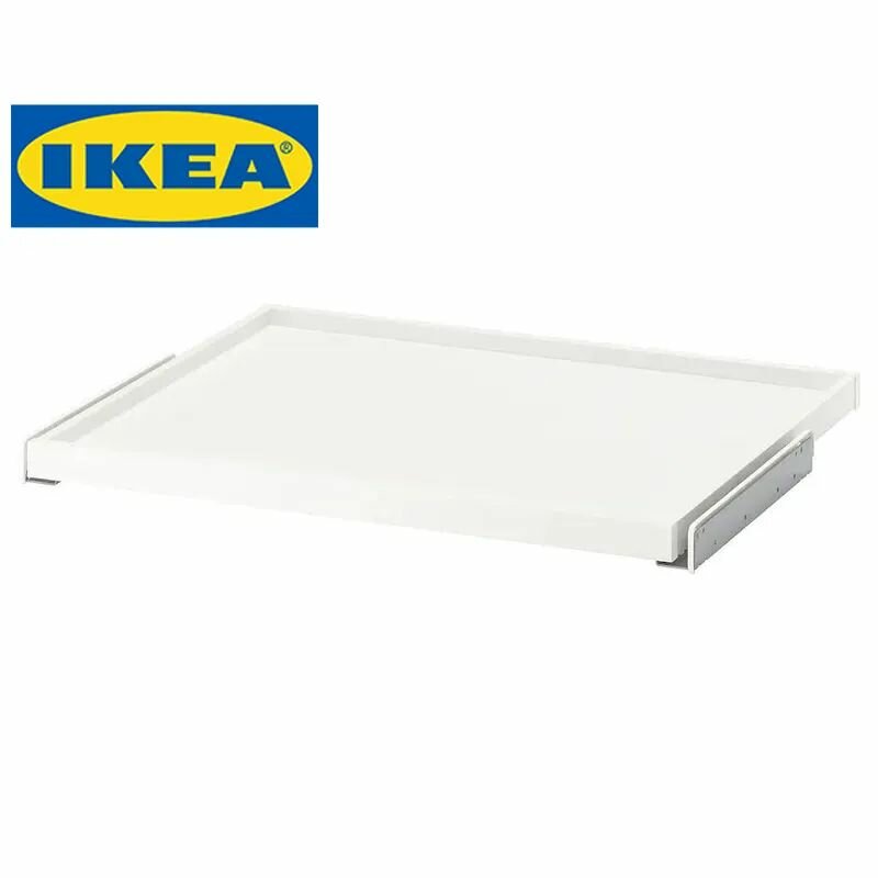 Выдвижная полка икея комплимент 75х58 белая ikea-LIG/2/21