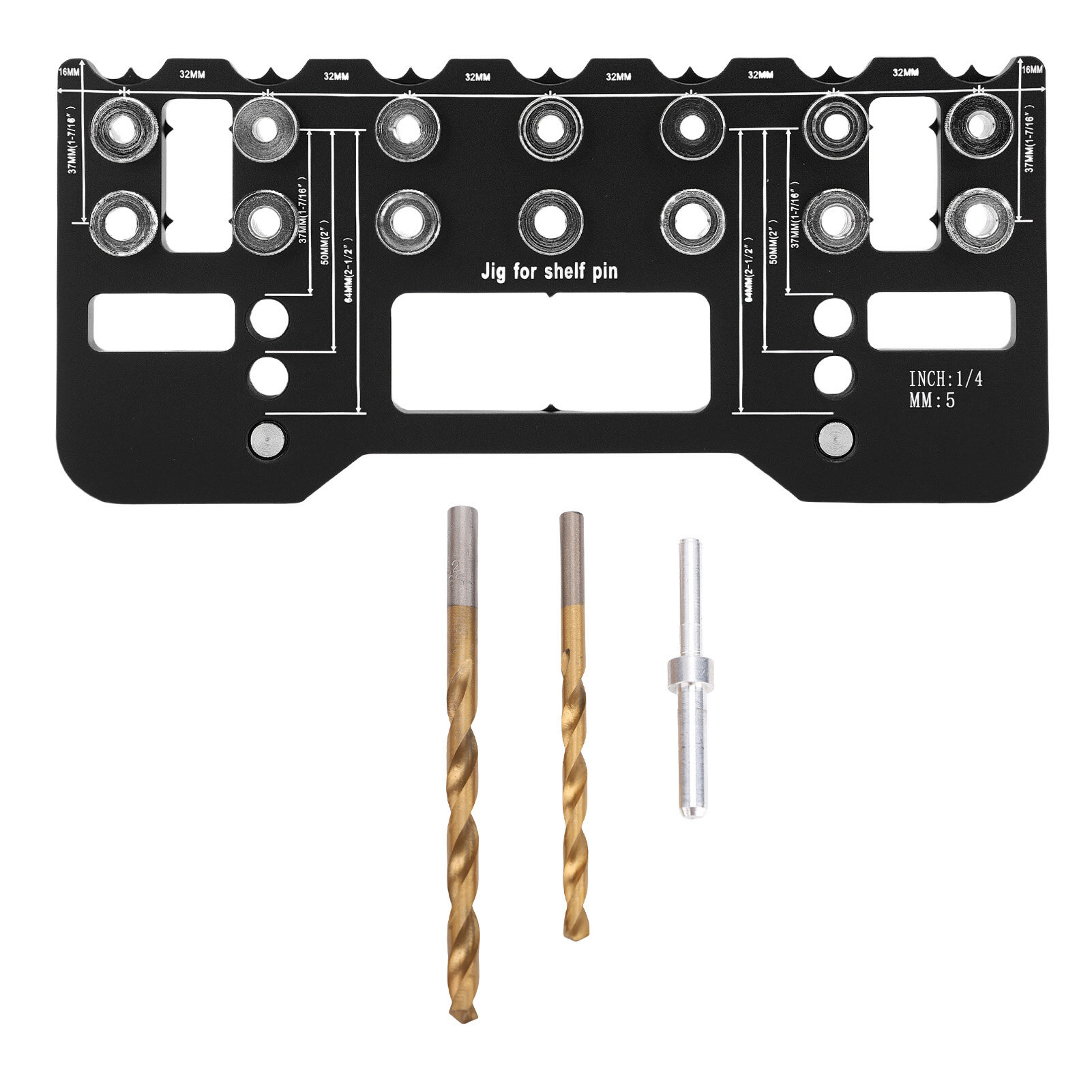 Многофункциональный кондуктор для сверления полкодержателей, алюминиевый