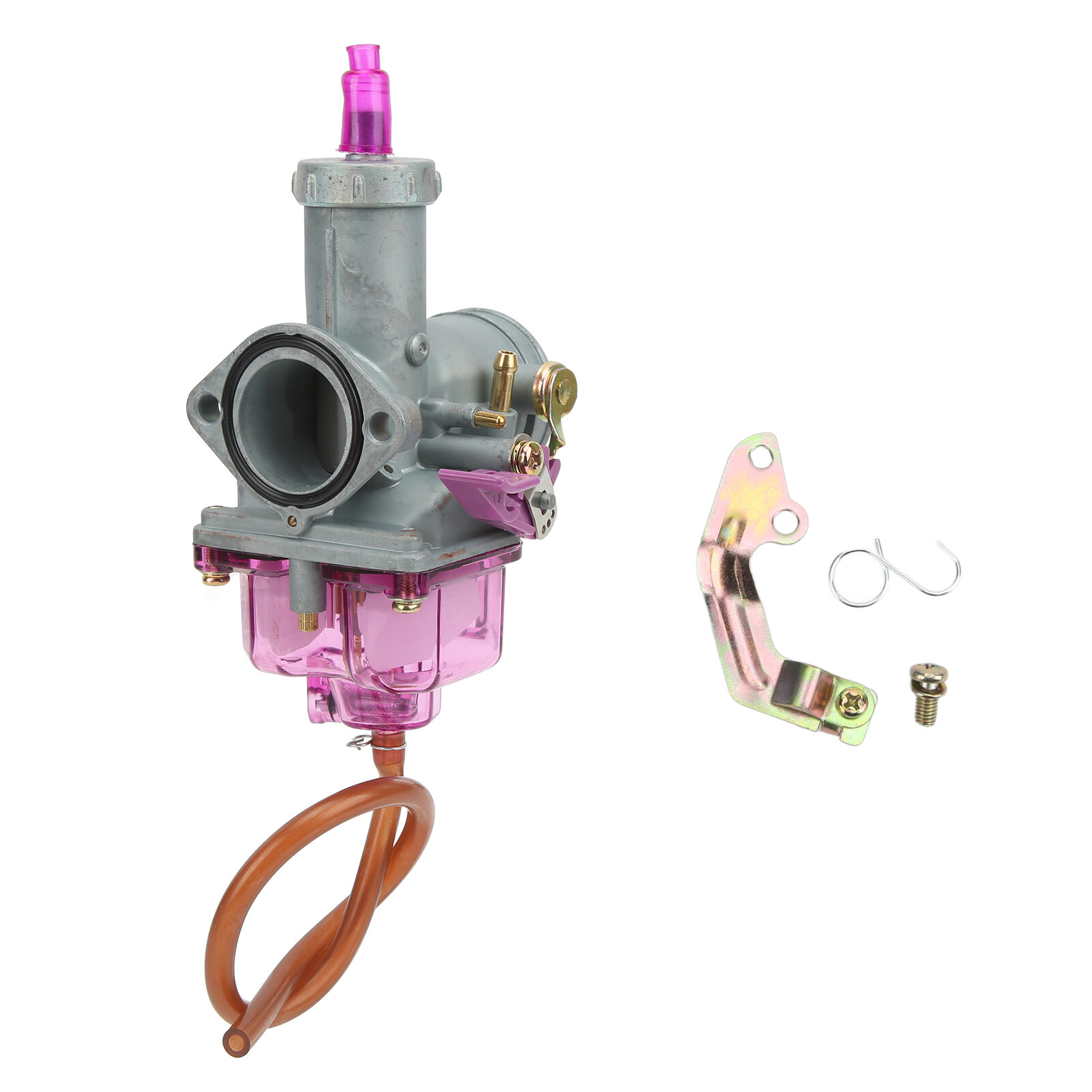 Металлический карбюратор 30 мм в сборе для квадроцикла 125 куб. см, 150 куб. см, 175 куб. см, 200 куб. см, 250 куб. см, прочный, фиолетовый