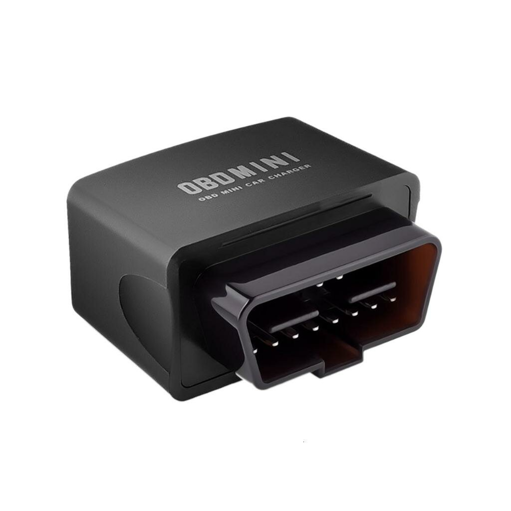 Автомобильное зарядное устройство OBD2 с двумя USB и контролем напряжения