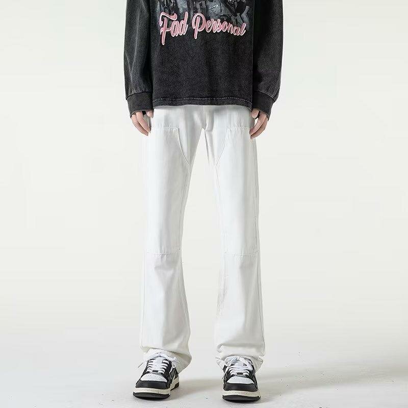 MON Мужские Джинсы Весна Американские Винтаж Харем Стиральные Широкие Деним, Размер_M