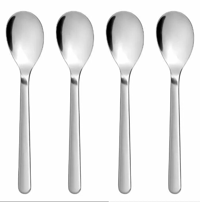 IKEA Ложка чайная fornuft 4 предм. хром