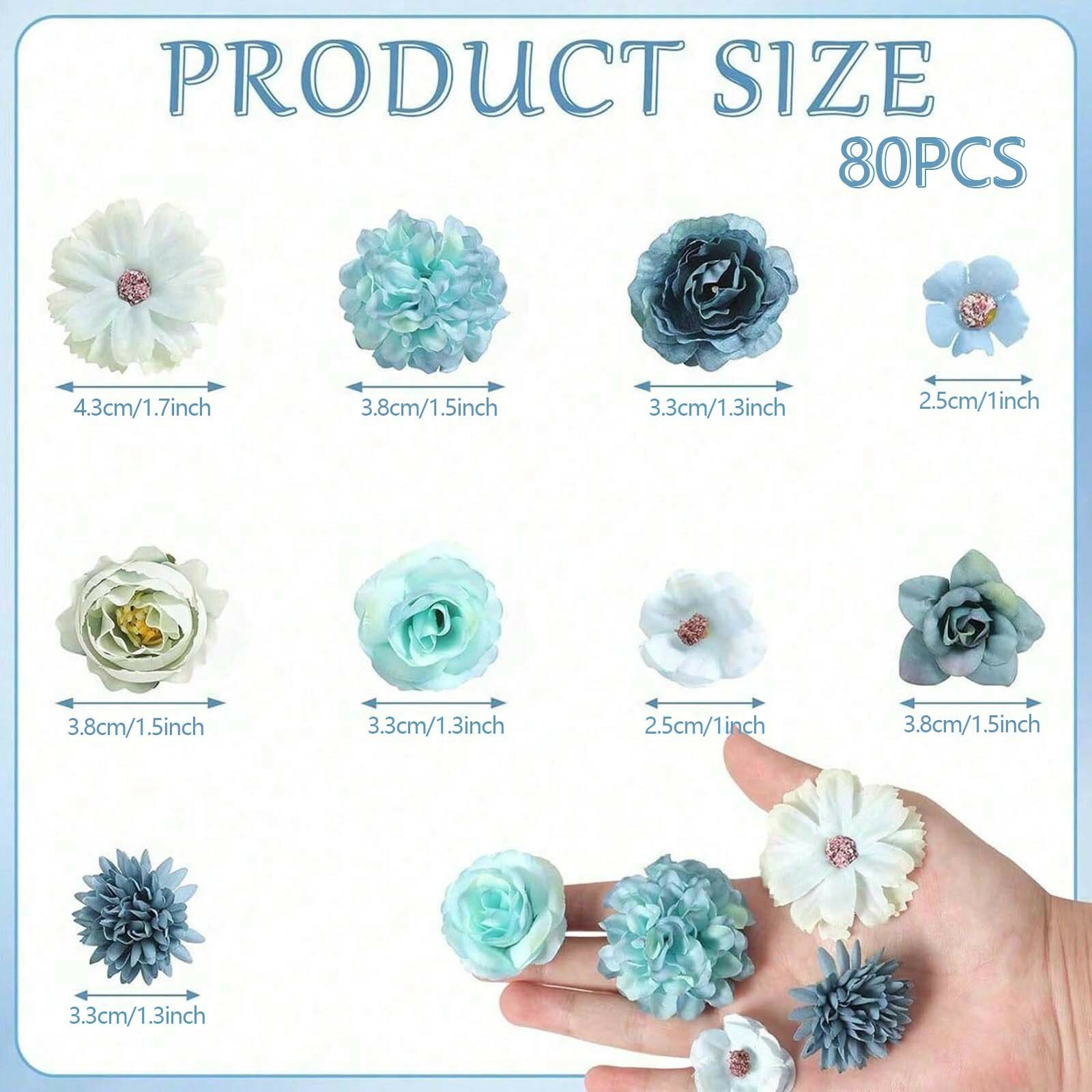 Набор материалов для цветов, маленькие ручные венки, аксессуары, искусственные цветы, свадебный головной убор, аксессуары из искусственных цветов