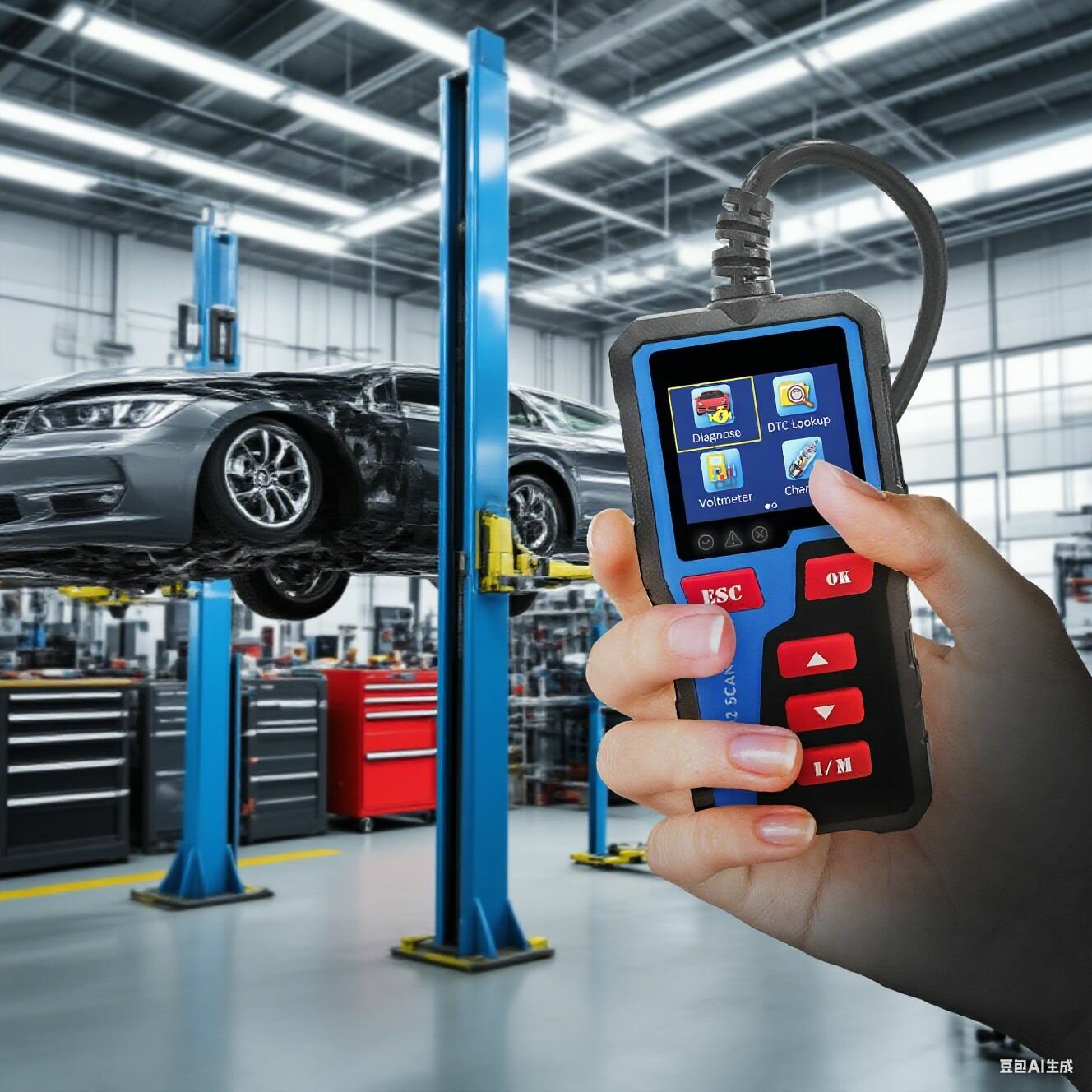 OBD детектор автомобильный + Сканер с цветным экраном и тестом системы запуска для диагностики электрооборудования+сканер для диагностики автомобилей