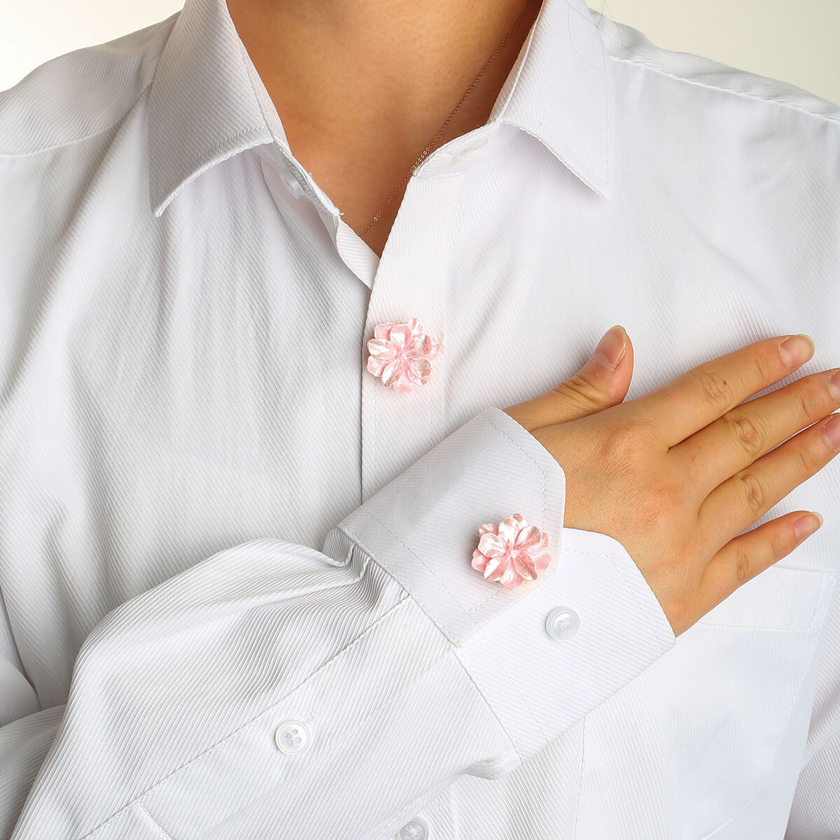 Накладки декоративные клипсы для пуговиц, Роскошная крышка на пуговицах, Аксессуары для рубашек к платью 2 Шт