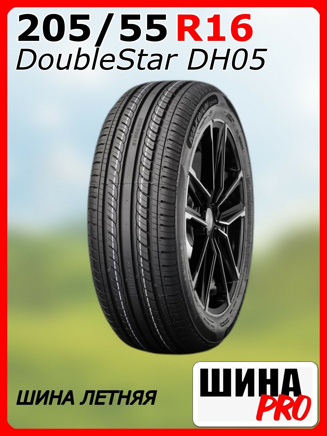 Шина летняя DoubleStar 205/55/16 V 91 DH05 для легковых автомобилей 1PH02055516E000088