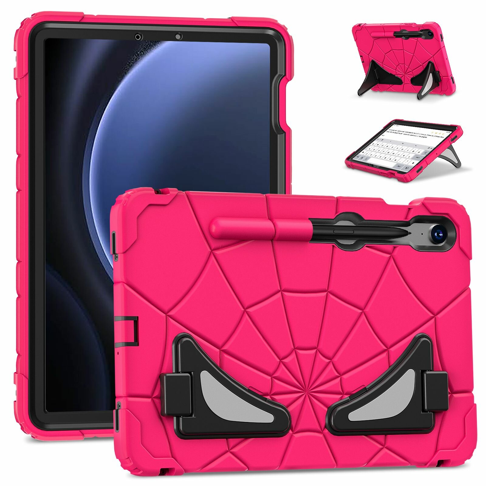 Чехол для планшета Samsung Galaxy Tab S10 FE (2025) / Tab S7 / S8/ S9 /FE SM-X710 11 inch (2023) Человек-паук