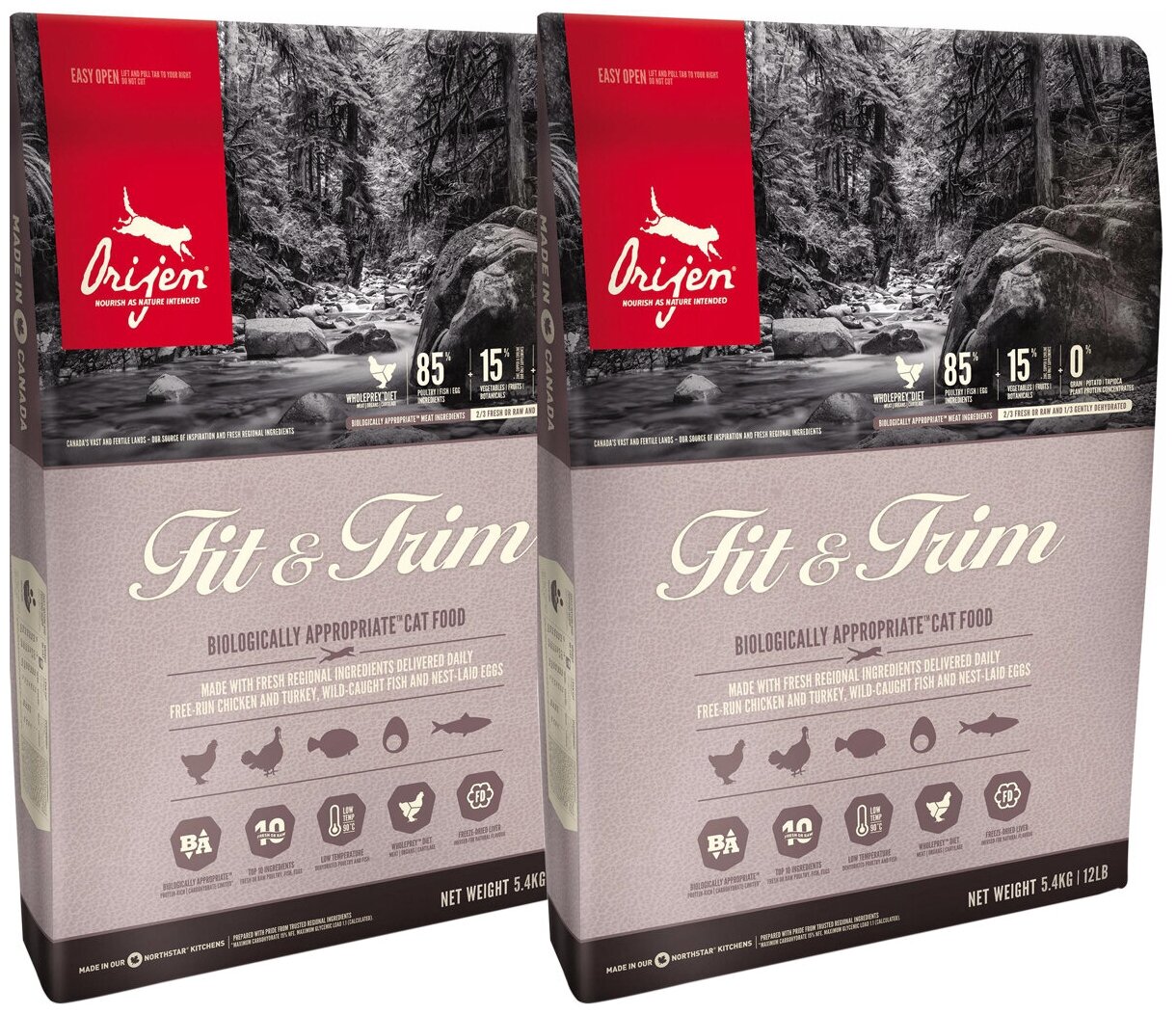 Сухой корм для кошек Orijen Fit & Trim, профилактика избыточного веса 5 ...