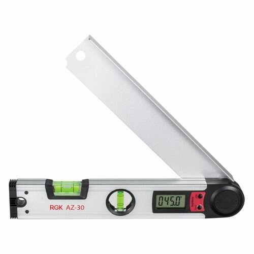 Угломер цифровой RGK AZ-30 30см, глазков: 2шт [776127]