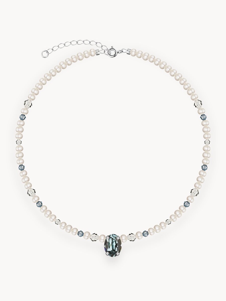 Колье, кристаллы Swarovski