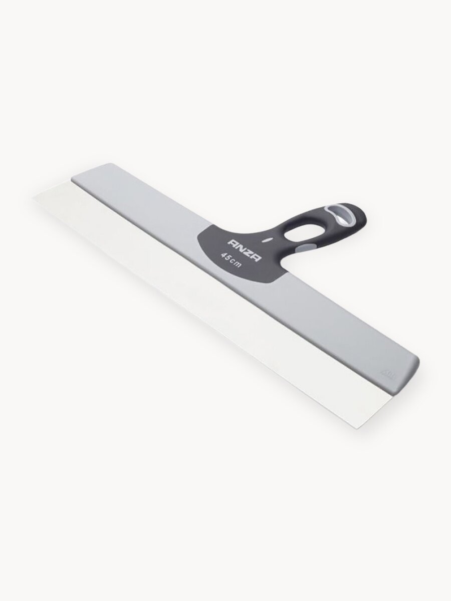 Шпатель ANZA, нержавеющая сталь, для шпатлевки, рабочая ширина 450мм