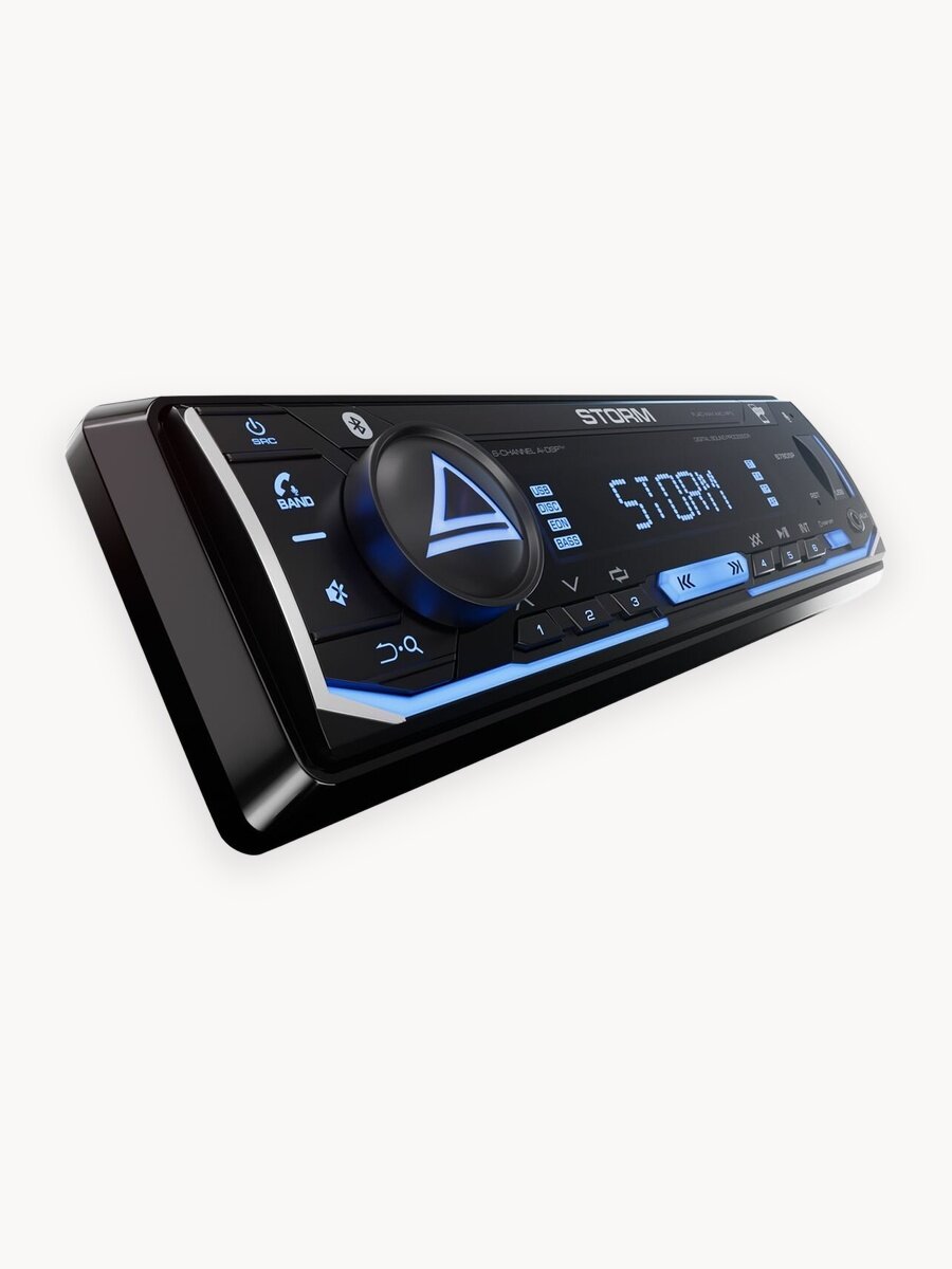 Магнитола автомобильная процессорный BT/USB ресивер AurA STORM-678DSP