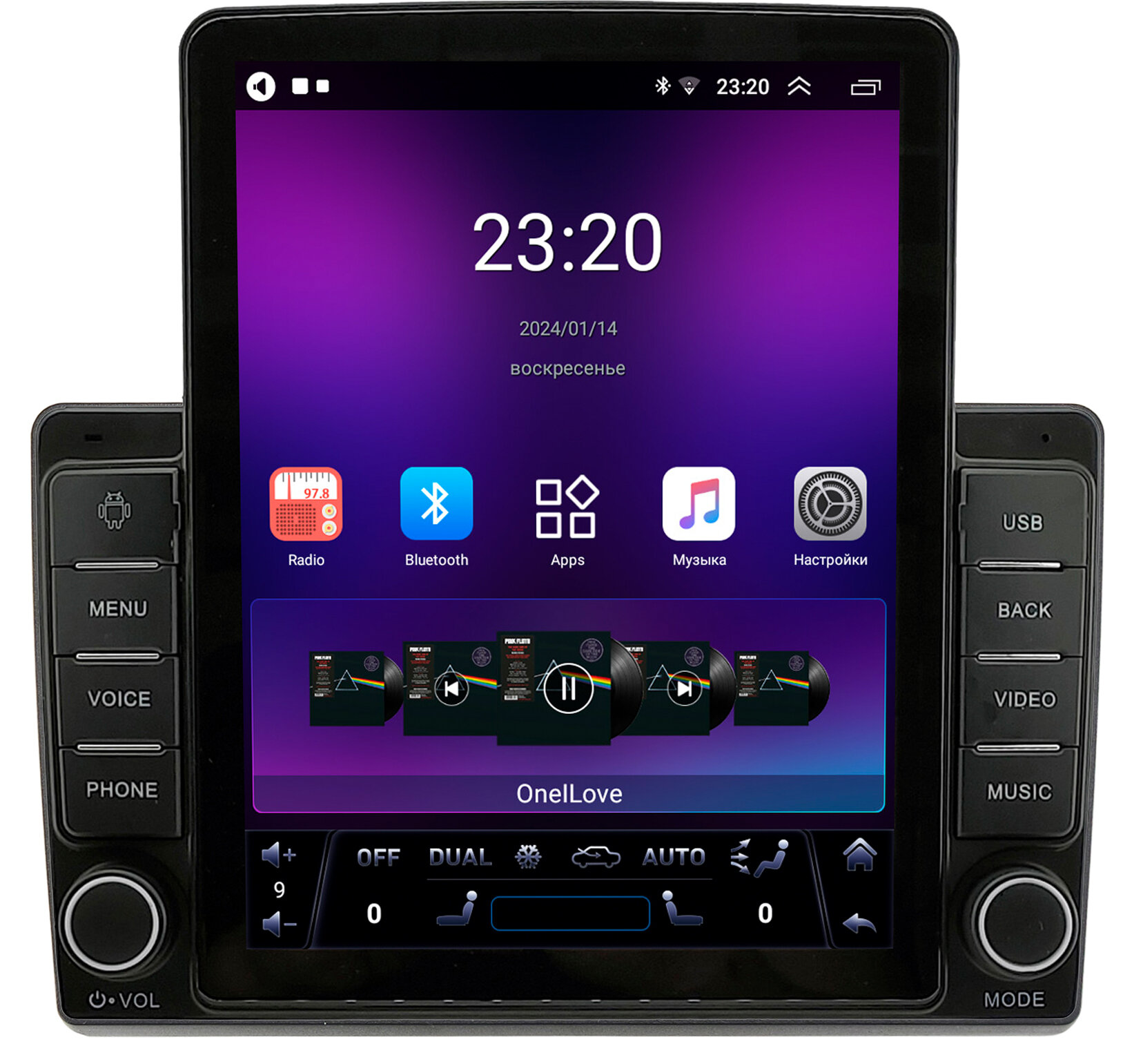 Штатная магнитола Peugeot Boxer 2 2006-2024 (авто без магнитолы) Canbox GTR095-9-JUMPER Android 10 (QLed, 4/64, DSP, CarPlay)