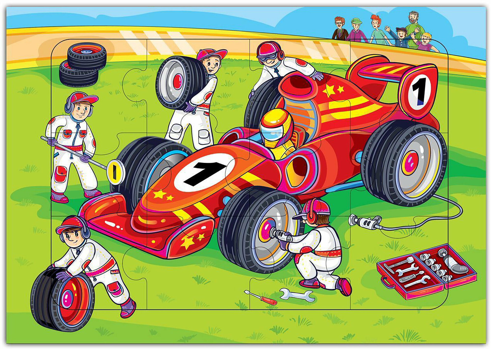 Развивающие рамки "Гоночная машина" (3822)