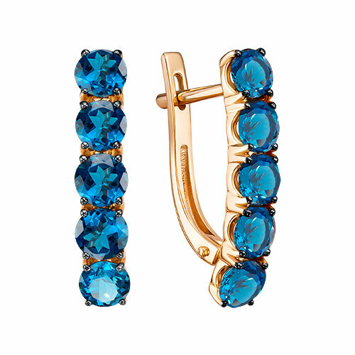 Серьги, золото, 585 проба