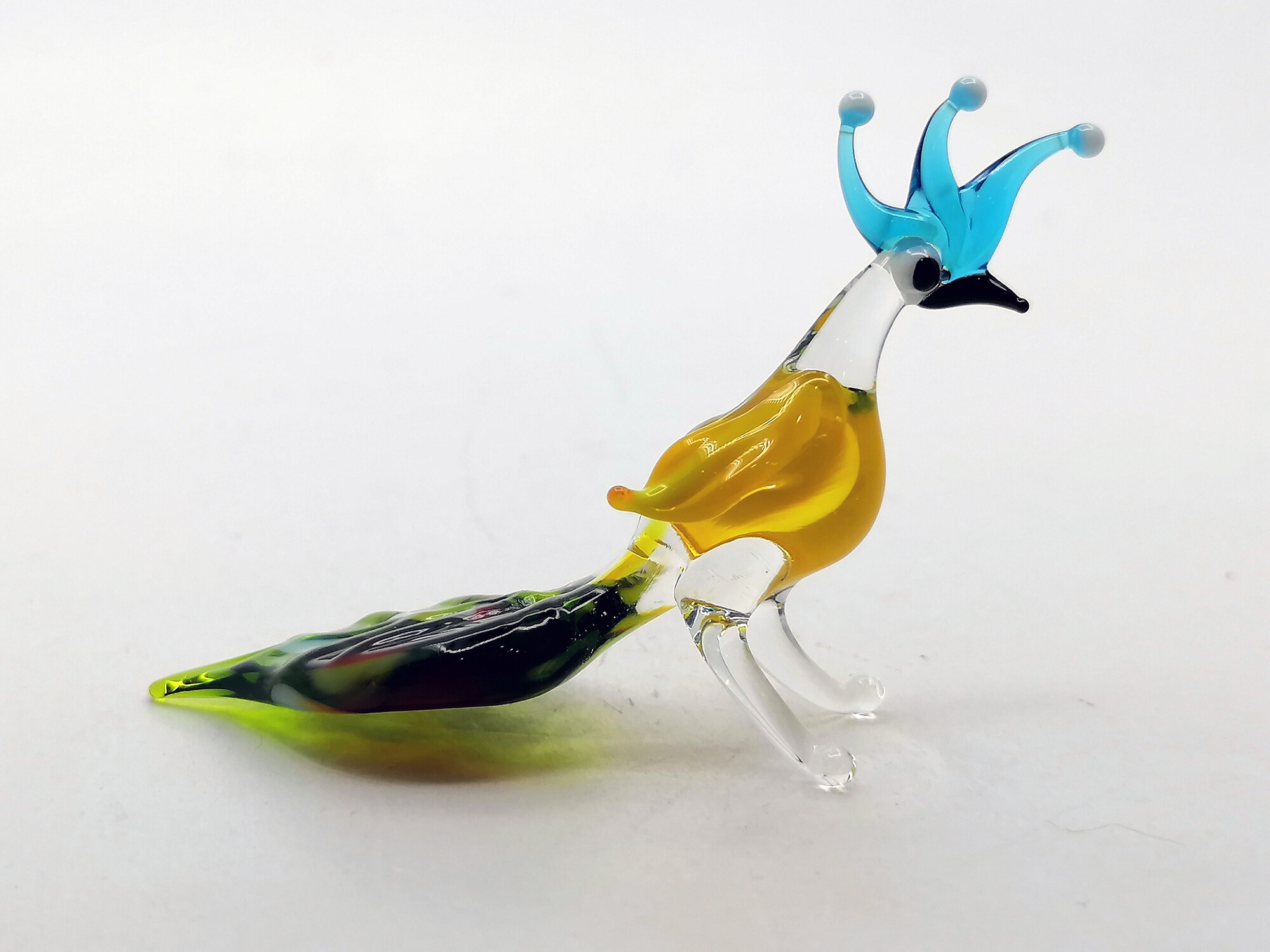 Фигурка из стекла "Павлин"