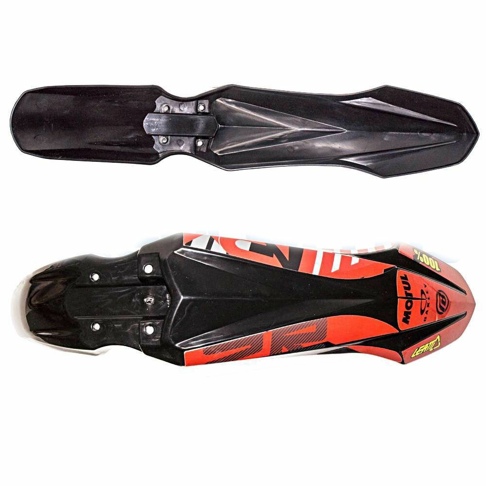 Крыло переднее Regulmoto ZR 22/23 Черный/ красный, для мотоцикла