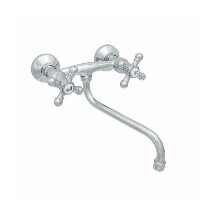 Смеситель для кухонной мойки двуручный нижний излив Стандарт ЦС-СМ 294 К М_Крест Центр Сантехники (Подольск) СМ508906