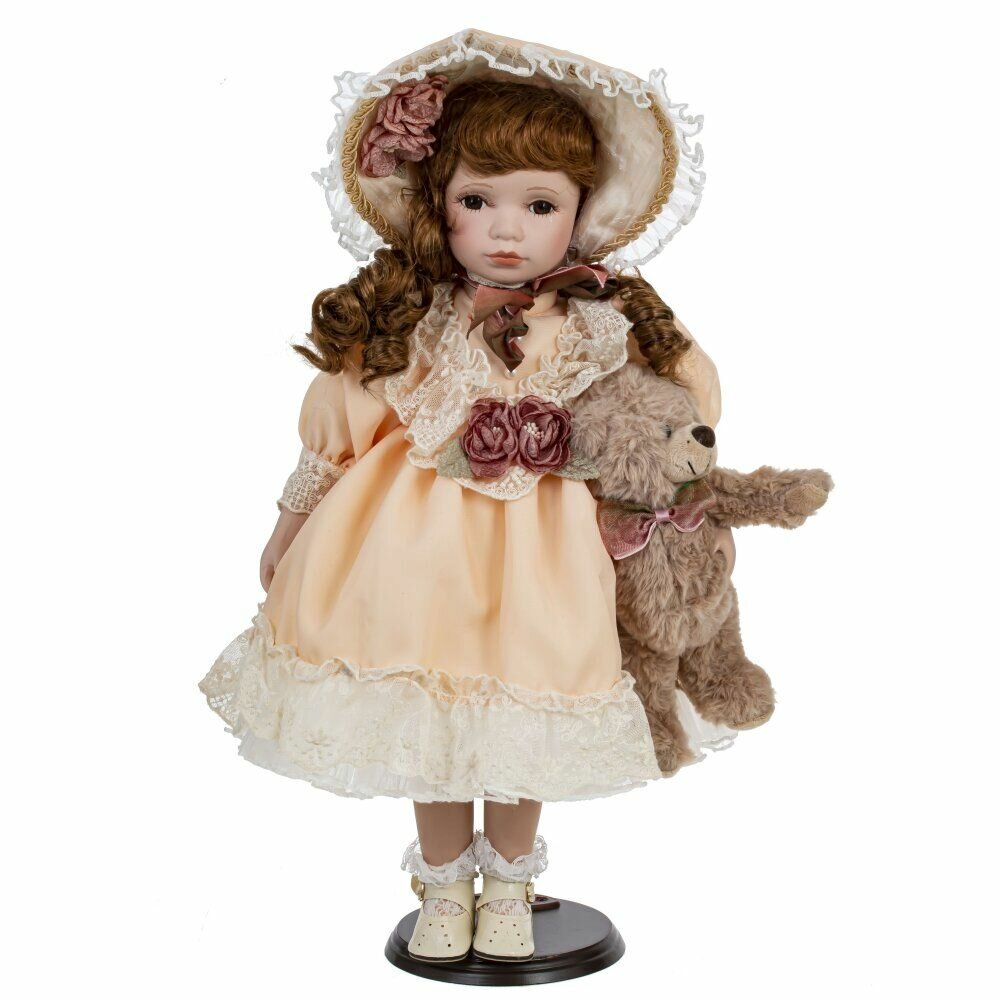 Кукла фарфоровая на подставке "Ксюша"