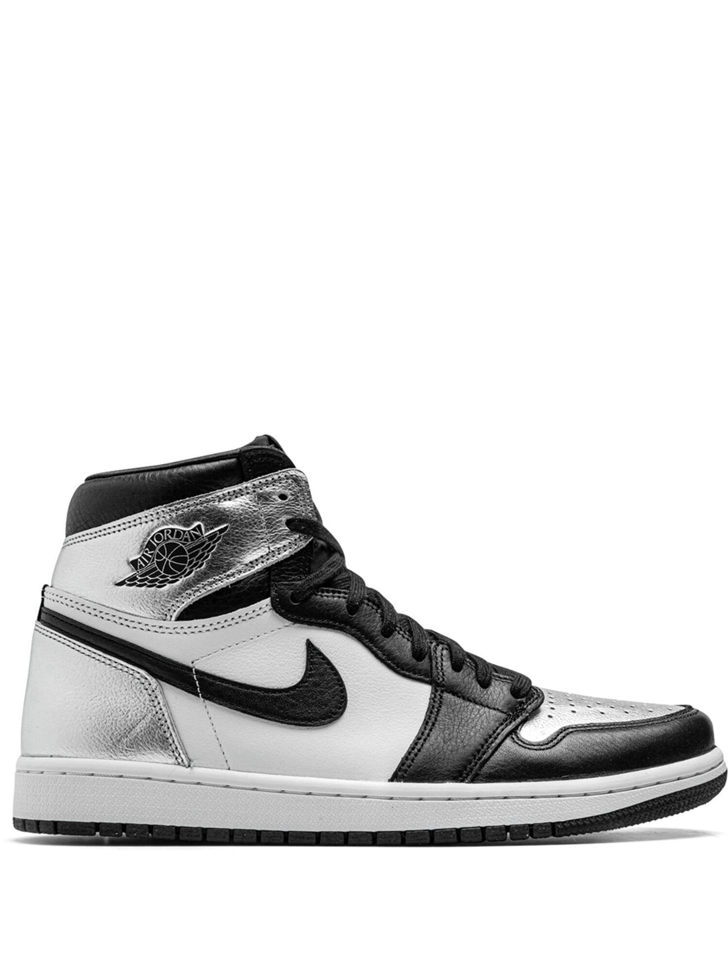 Кроссовки Air Jordan Retro 1 High Silver Toe