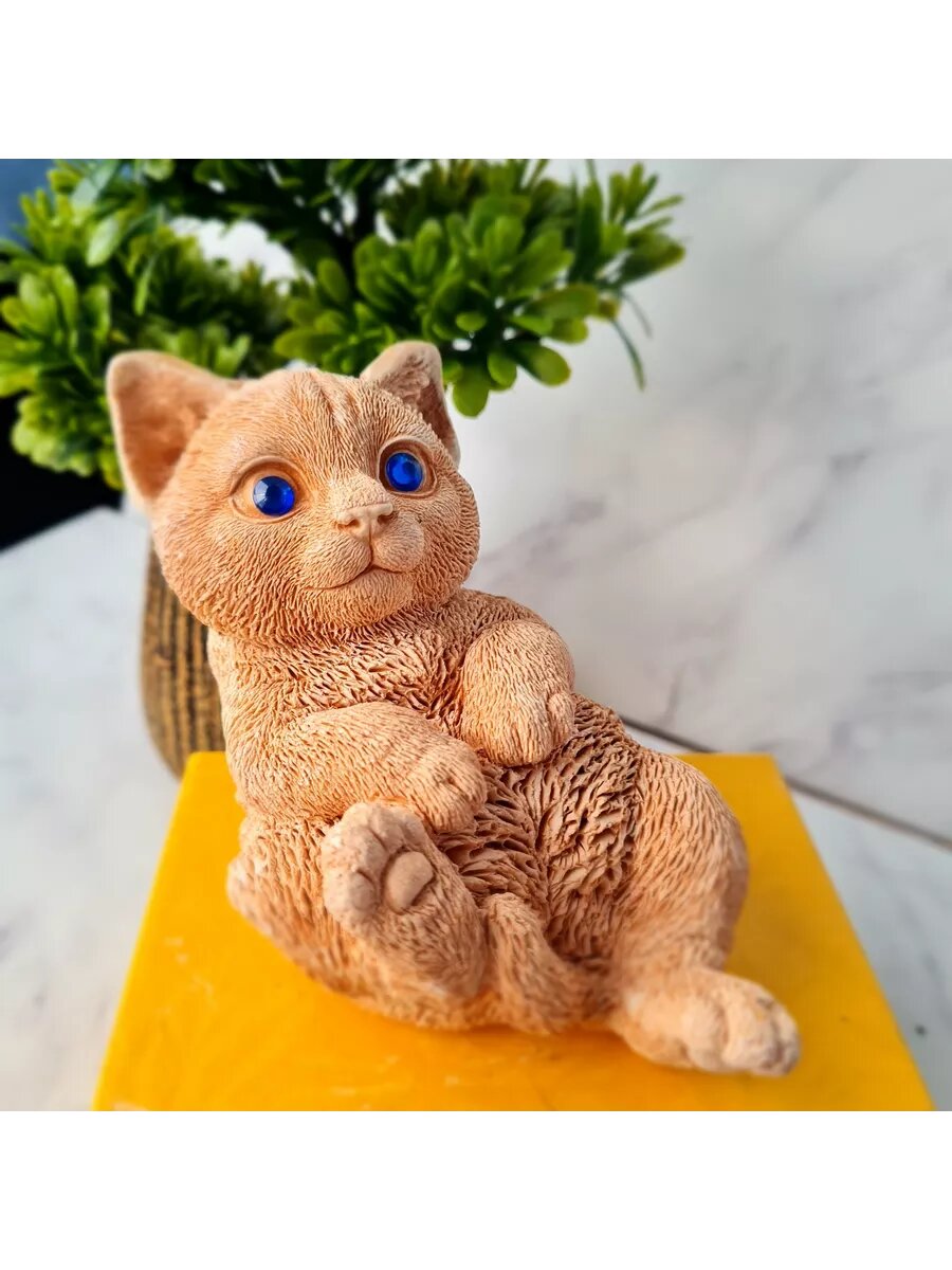 Статуэтка фигурка кошка 8 см талисман в дом
