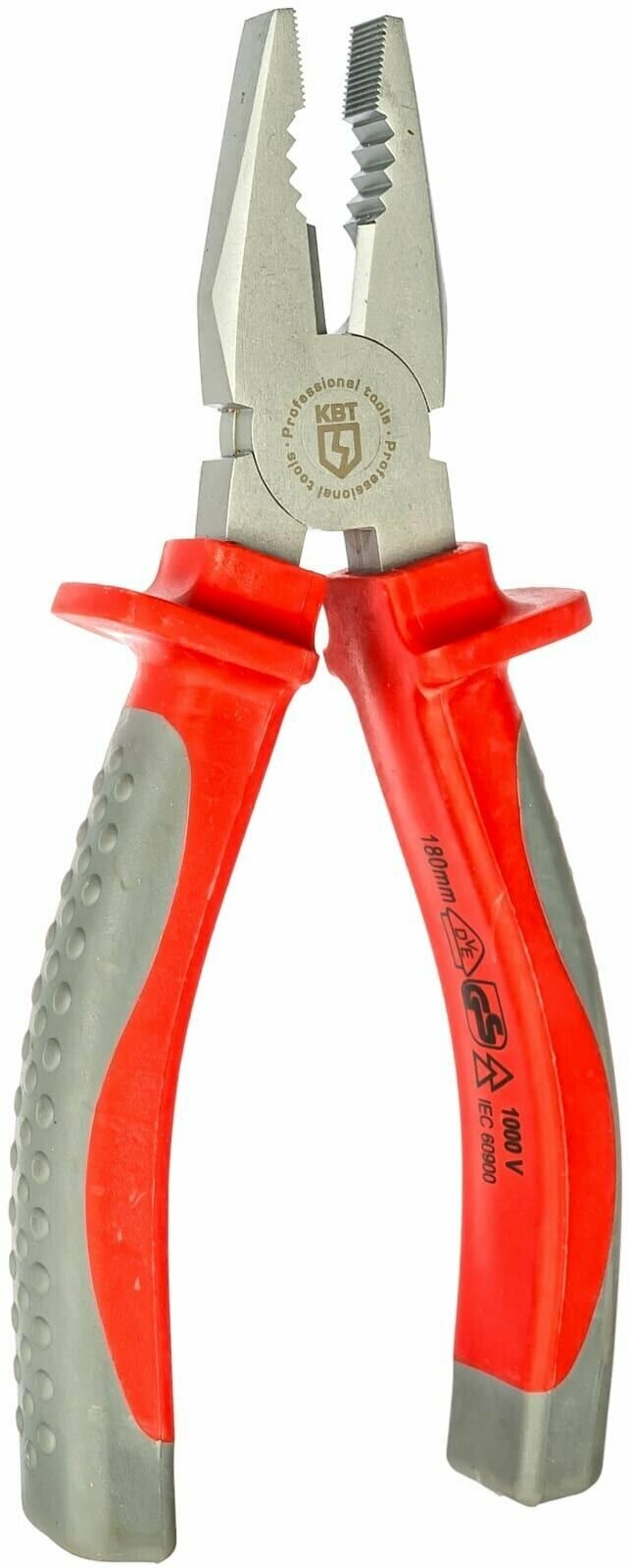 Пассатижи диэлектрические 180 мм (КВТ) "стандарт" для работ под напряжением до 1000 В