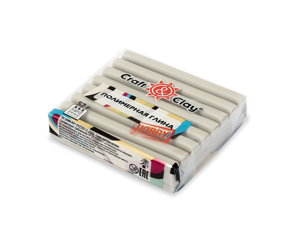 Полимерная глина "Craft&Clay" CCH 52 г 1063 серая гавань