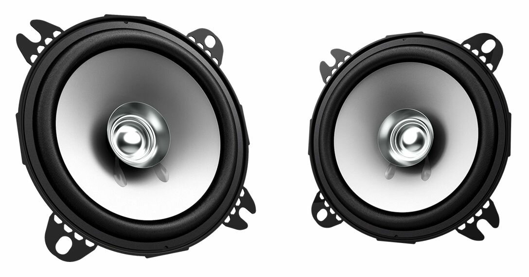 Колонки автомобильные KENWOOD без решетки 220 Вт, 88дБ 4Ом 10см, 4 дюйм, комплект: 2 колонки широкополосные однополосные (KFC-S1056)