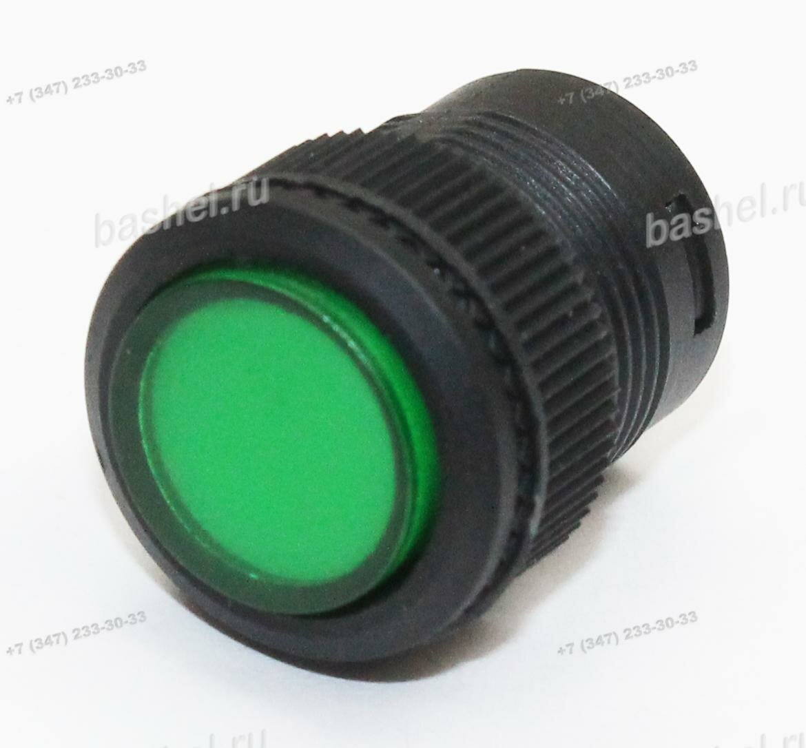 Кнопка D-314 с/ф 3А, 250В (светодиод.3V), зелёная, RUICHI