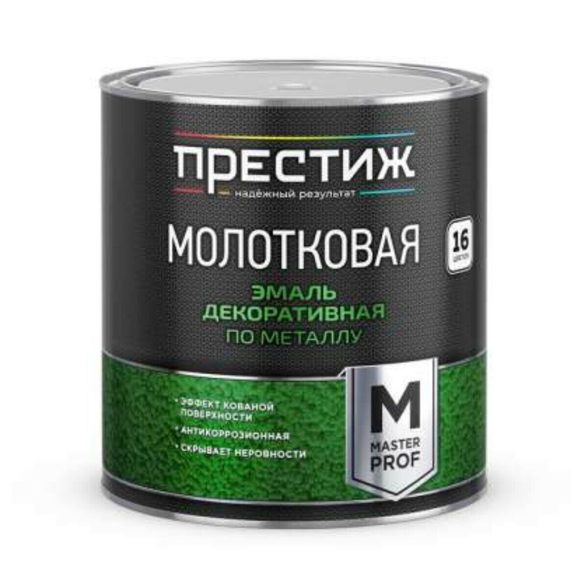 Эмаль с молотковым эффектом Престиж, золотистая, 2,5 кг