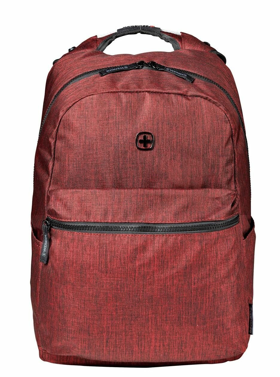 Рюкзак городской WENGER Colleague, ортопедический, с отделением для ноутбука 14", бордовый