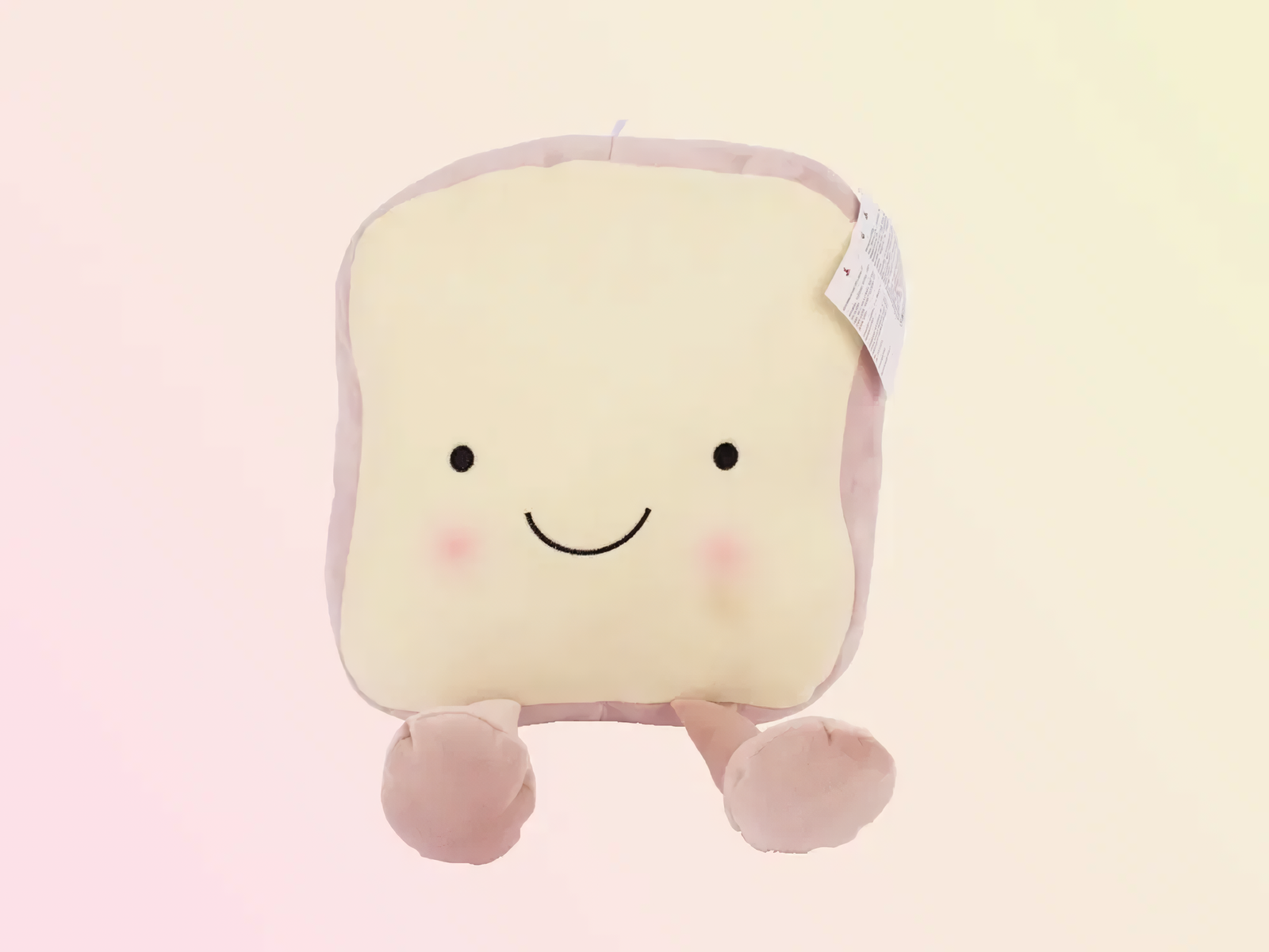 Мягкая игрушка подушка-обнимашка « Хлебобулочный Тостик Костик На Ножках» 30 см